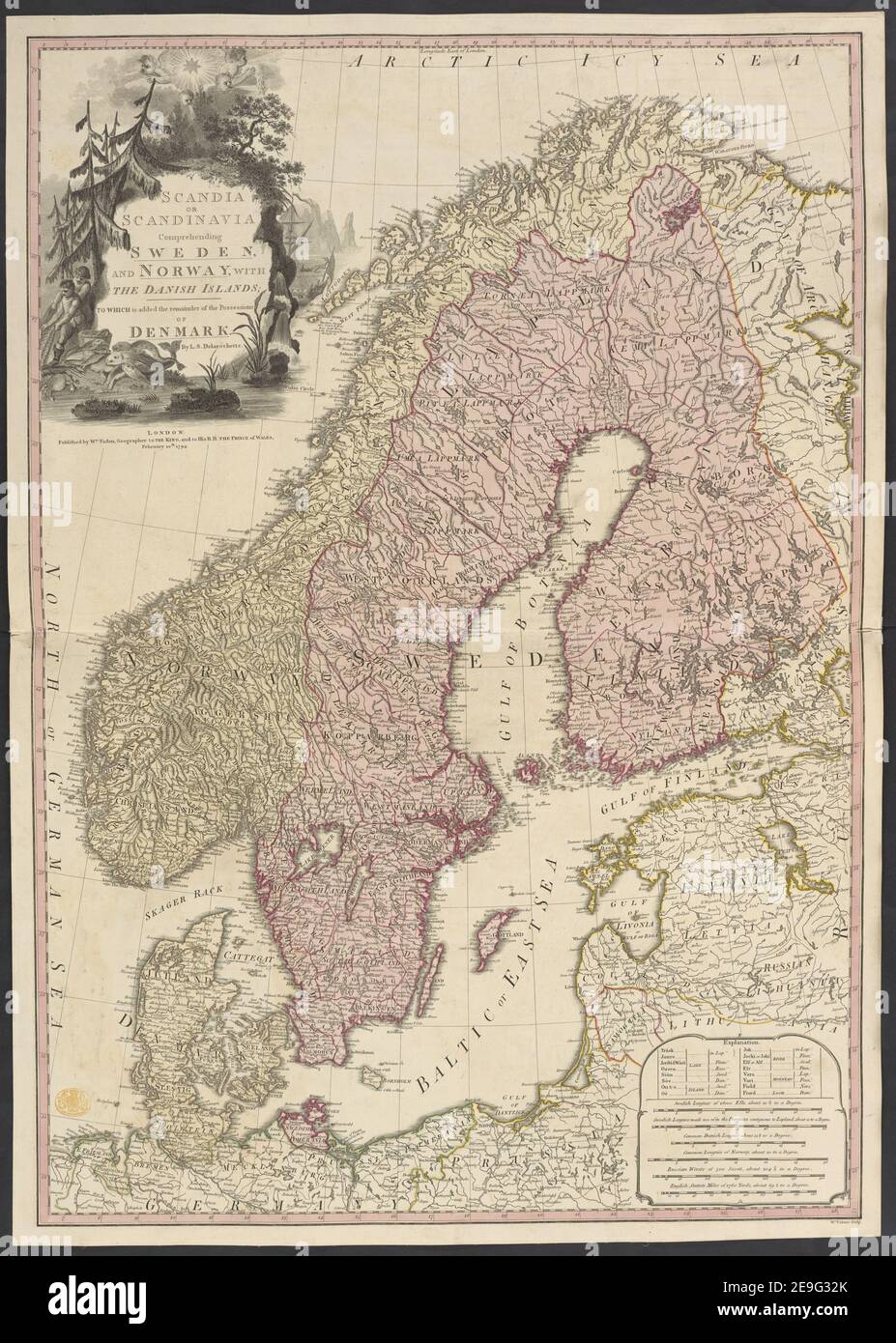 Map of sweden and denmark hi-res stock photography and images - Alamy