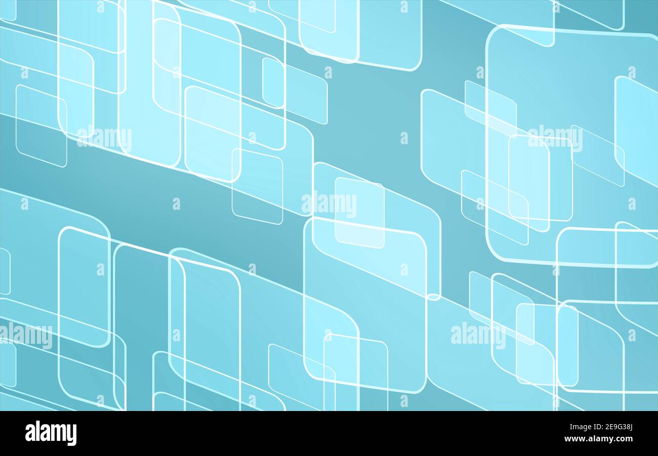 Abstract wide technology background with hexagons and gear wheels. Hi ...