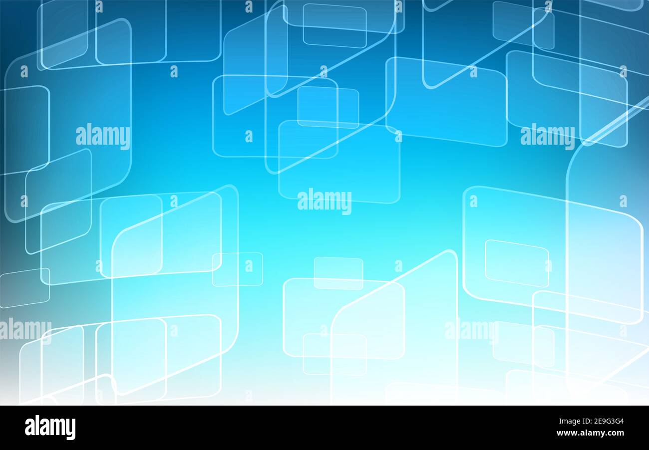 Abstract wide technology background with hexagons and gear wheels. Hi ...