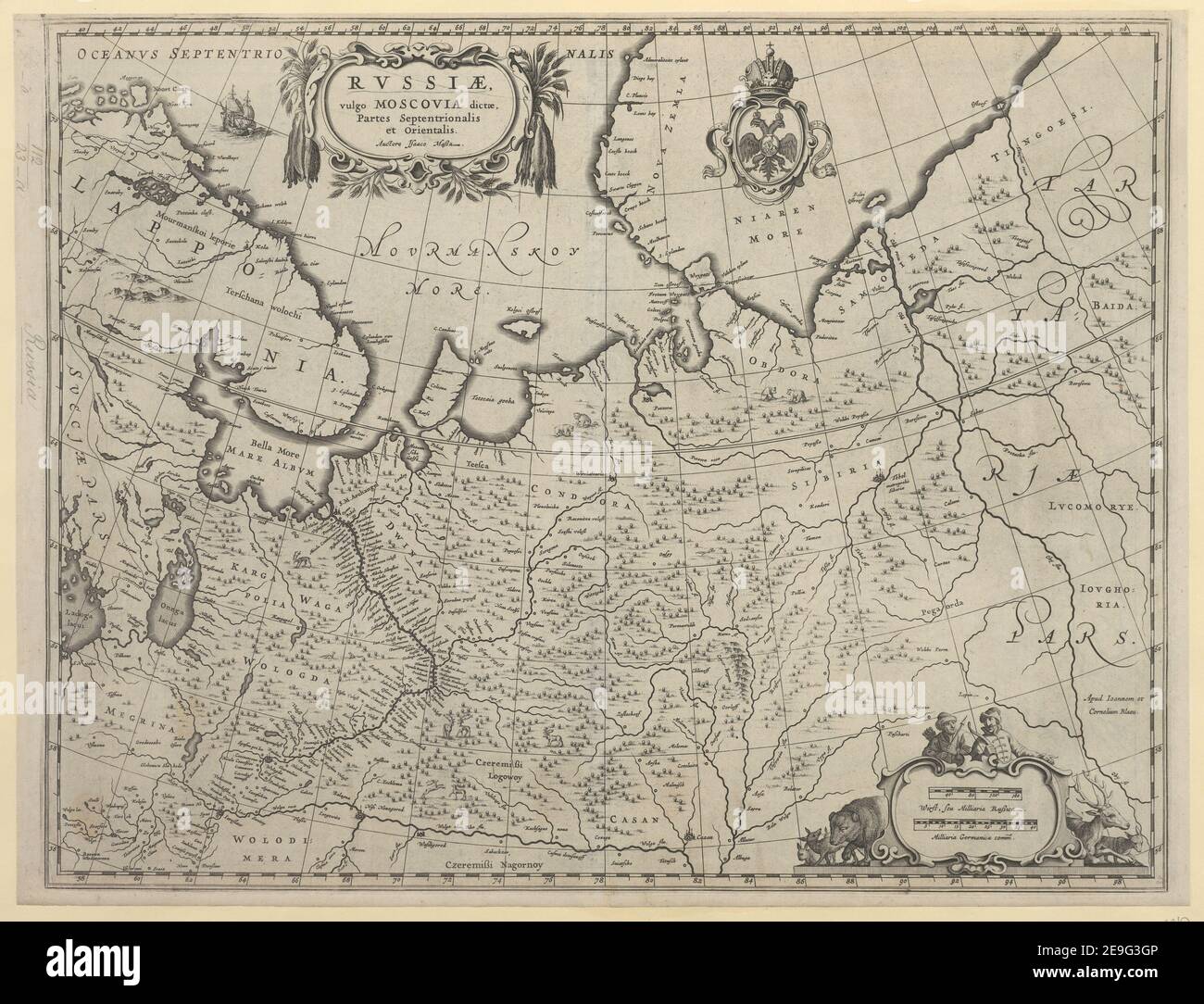 Moscovia map hi-res stock photography and images - Alamy