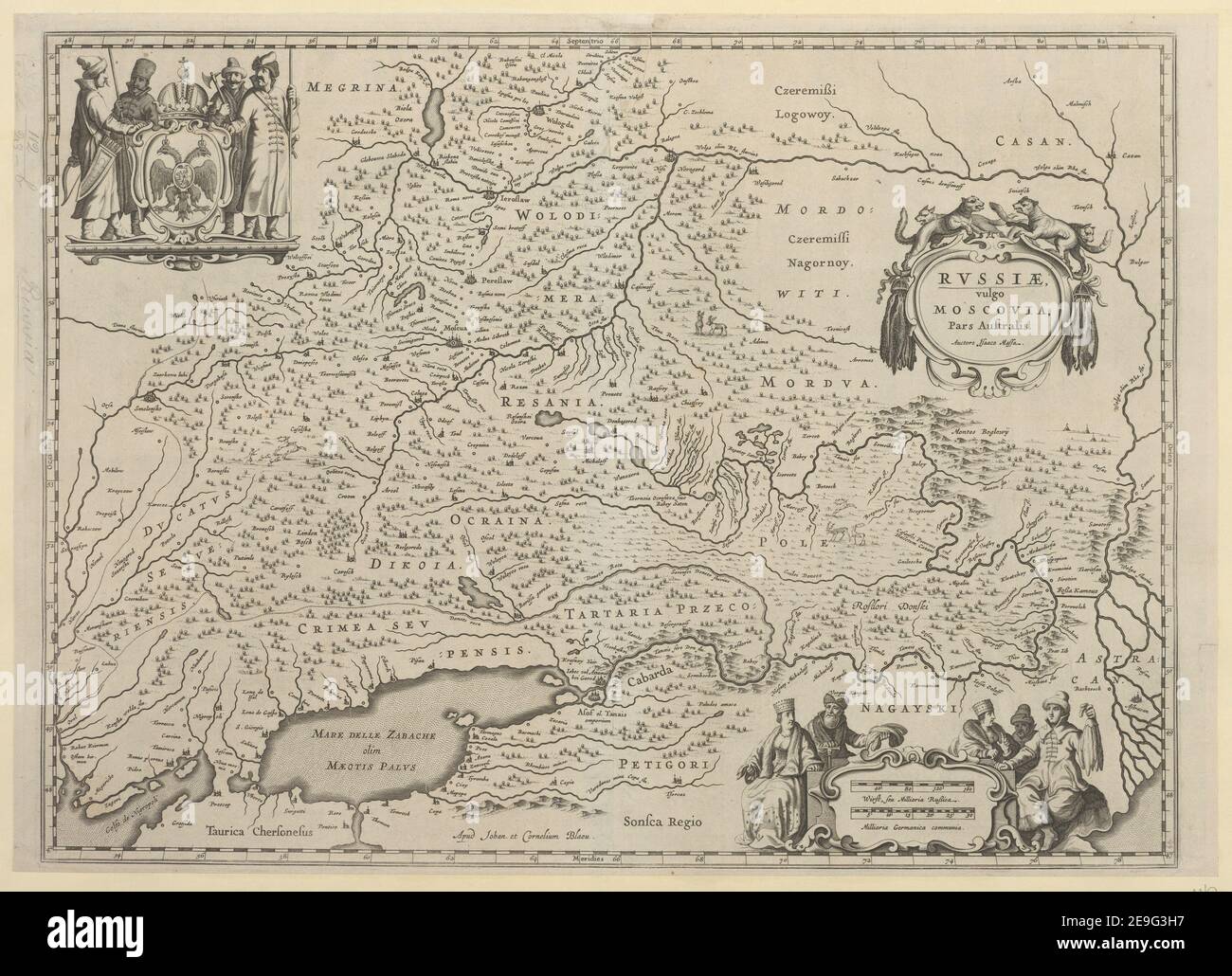 Moscovia map hi-res stock photography and images - Alamy