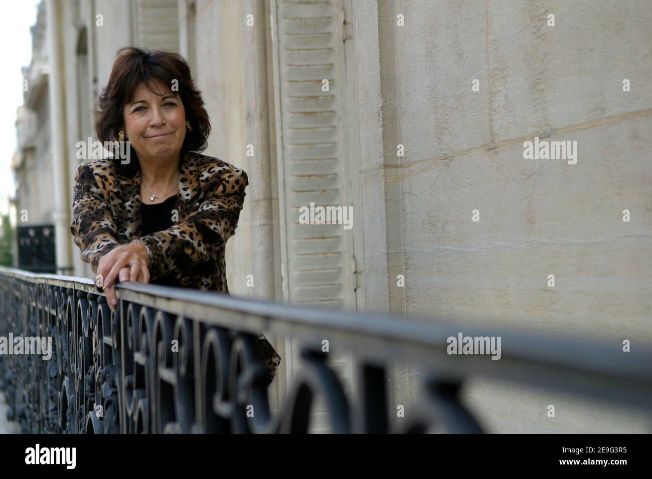 Corinne Lepage poses in Paris, France on September 25 2006. Photo ...