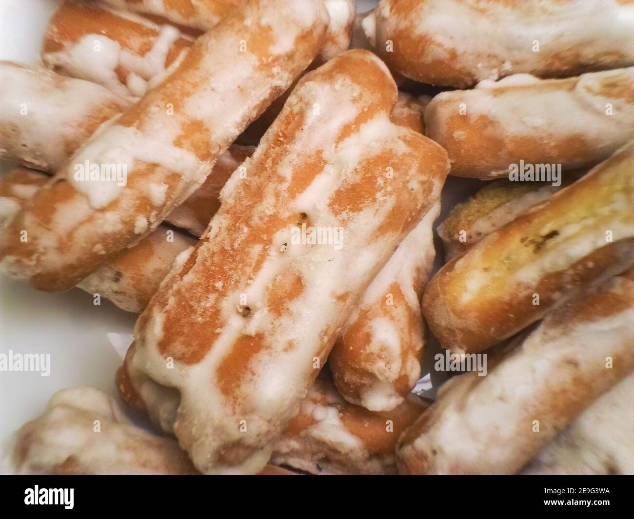 glazed anise flavored sticks. Biscuits from a dough made with flour ...