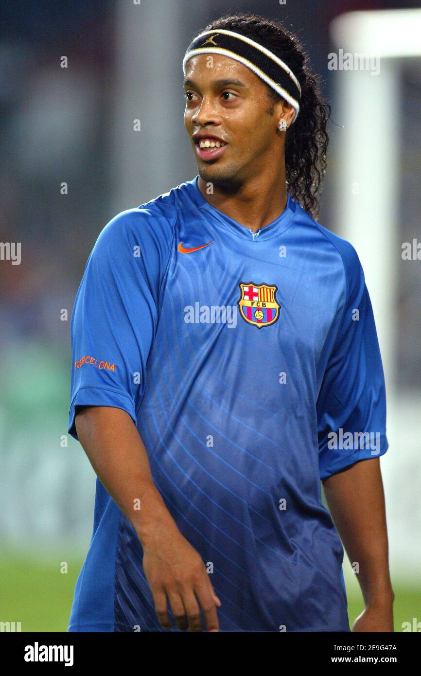 FCB's Ronaldinho before the UEFA Champions League, Group A, FC ...