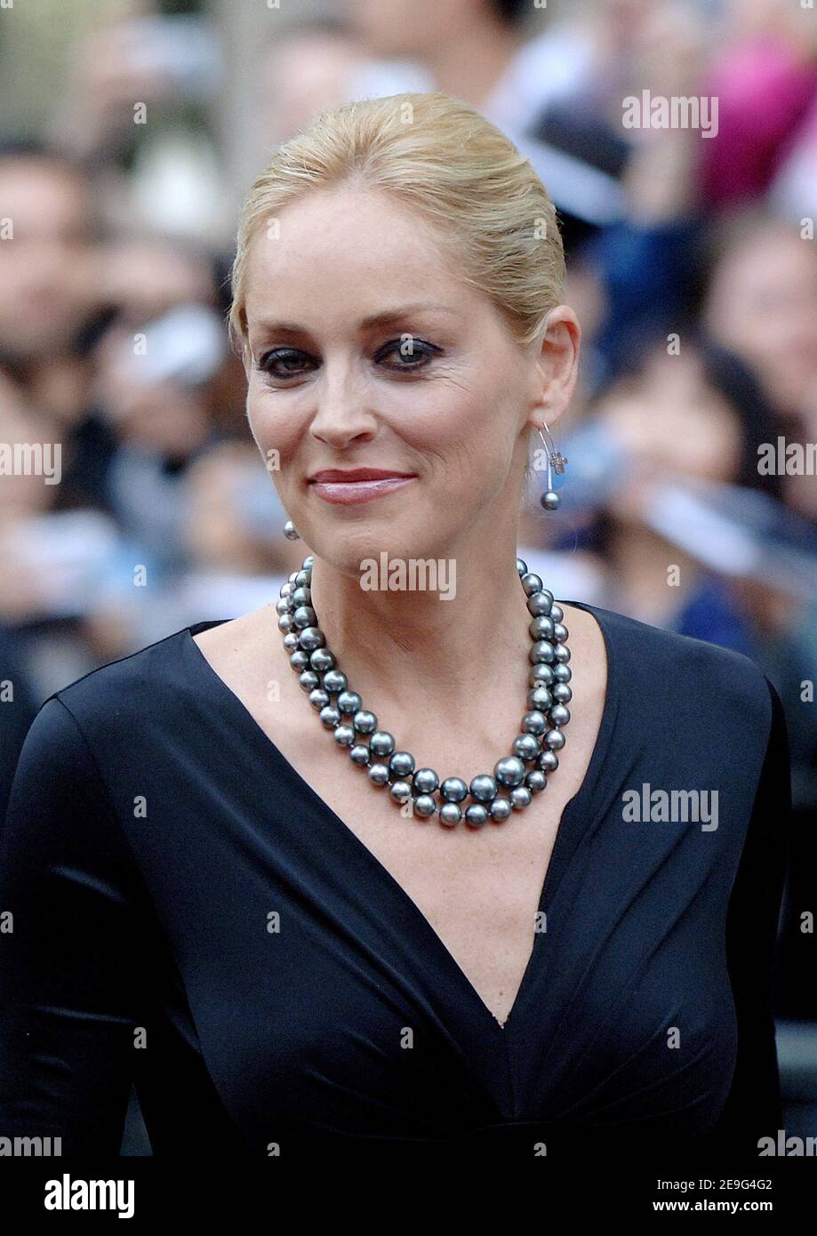 Sharon Stone attends the premiere of her new film, 'Bobby' at the ...