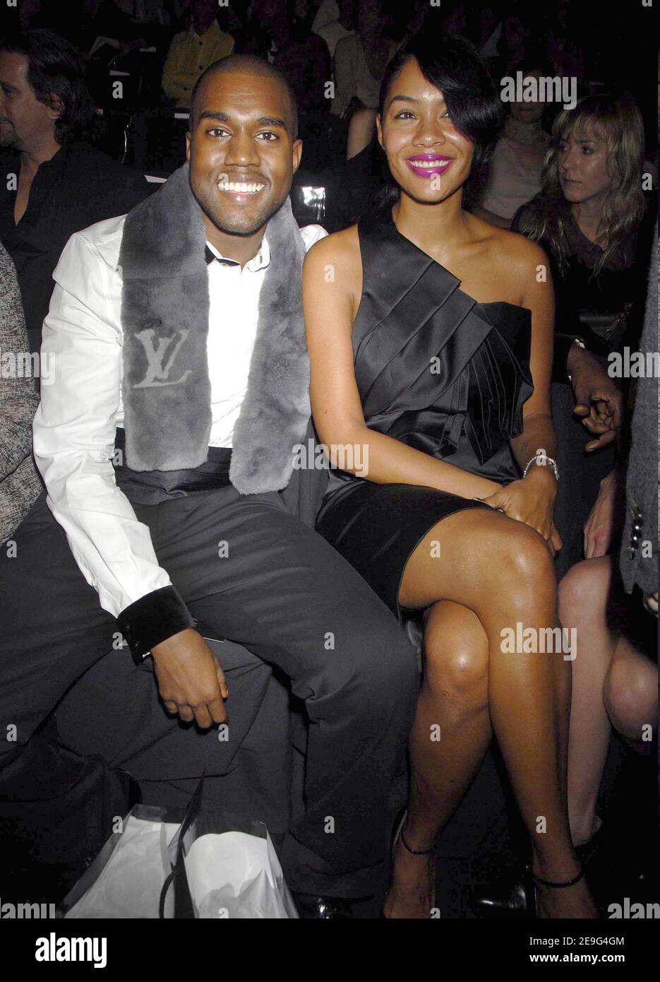Kanye west fiancee alexis phifer hi-res stock photography and images ...