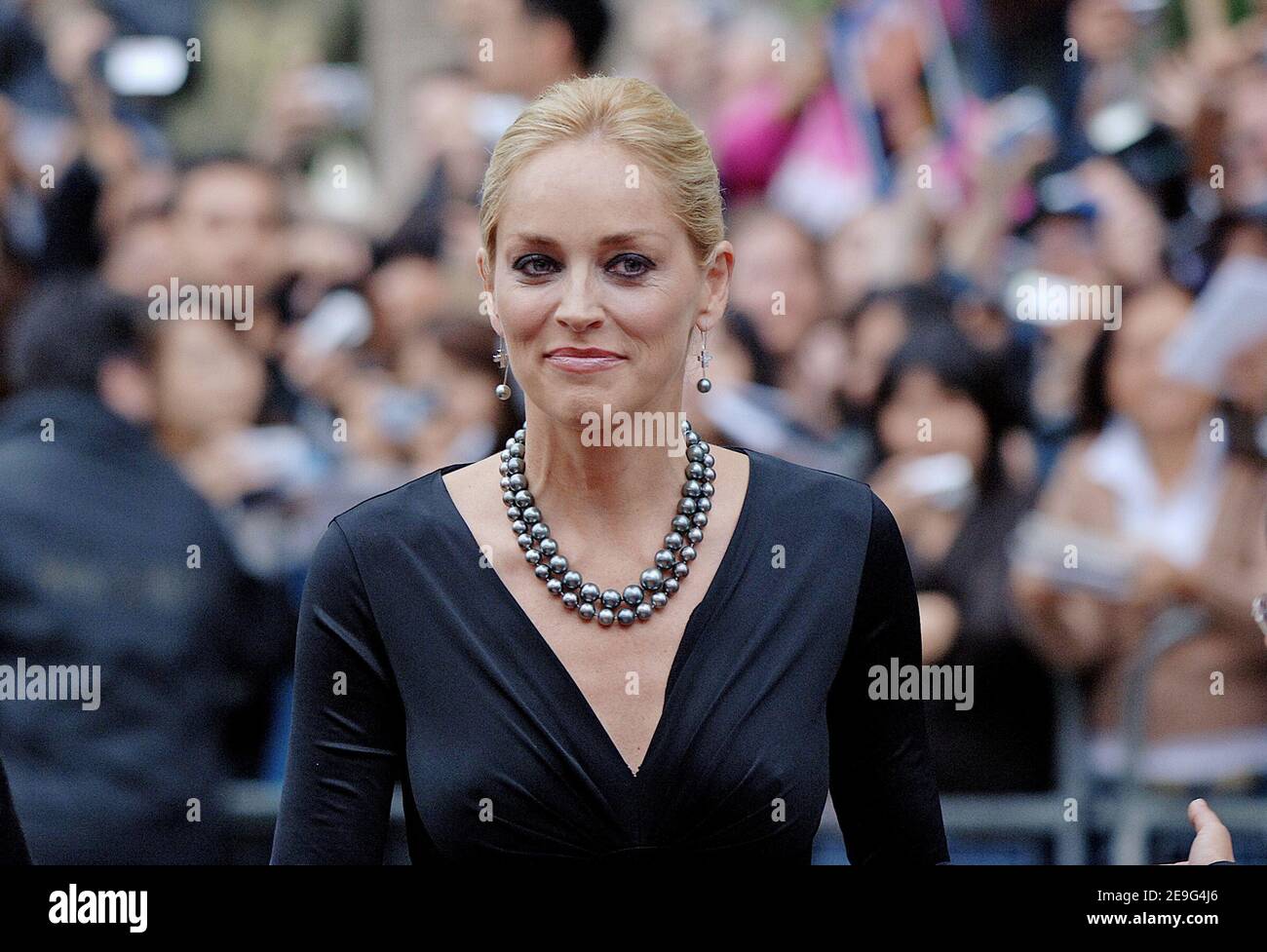 Sharon Stone attends the premiere of her new film, 'Bobby' at the ...