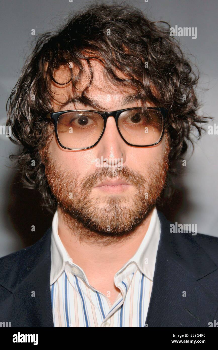 Recording artist Sean Lennon arrives at the afterparty for the Spring ...