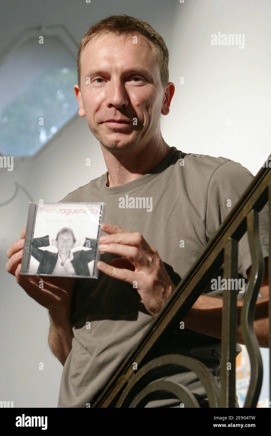 French actor Thierry Ragueneau poses during the 8th TV Fiction Festival ...