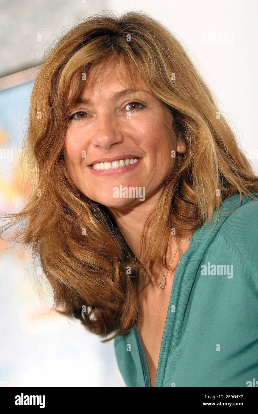 French actress Florence Pernel poses during the 8th TV Fiction Festival ...