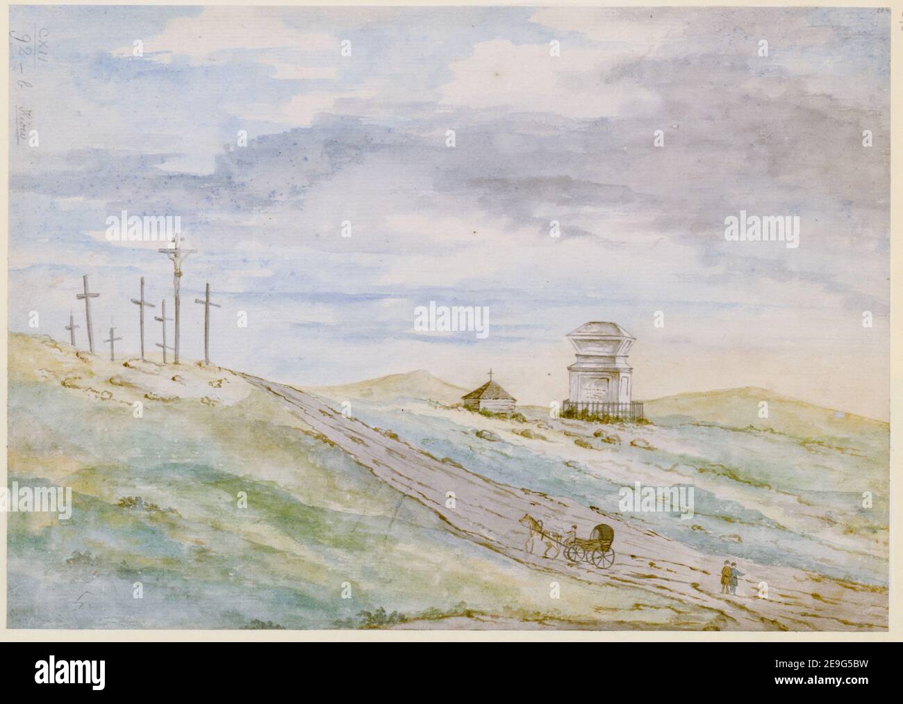 A burying ground near Kief with the tomb of Mr Fergusson. Visual ...