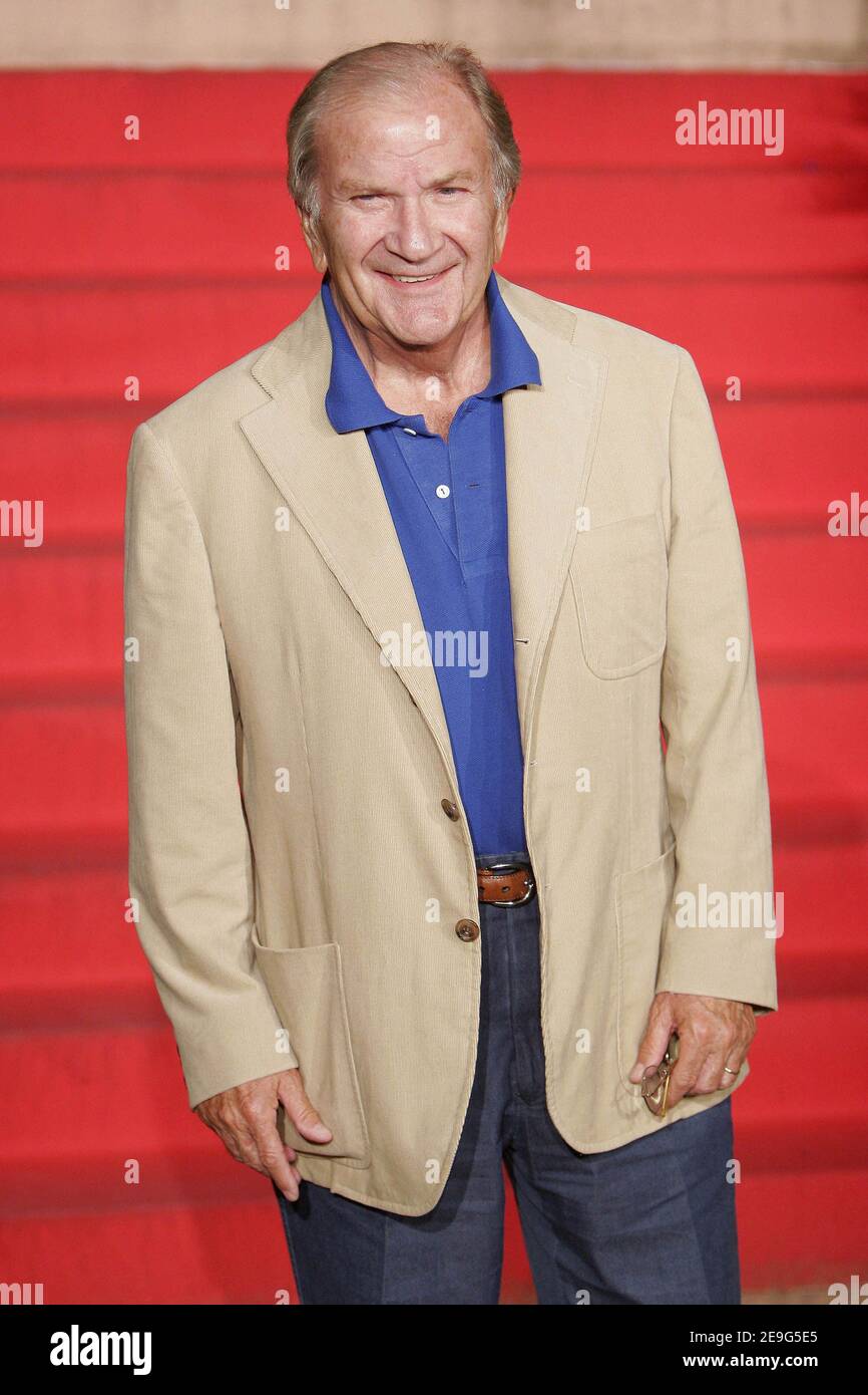 French actor Pierre Mondy poses during the 8th TV Fiction Festival of ...