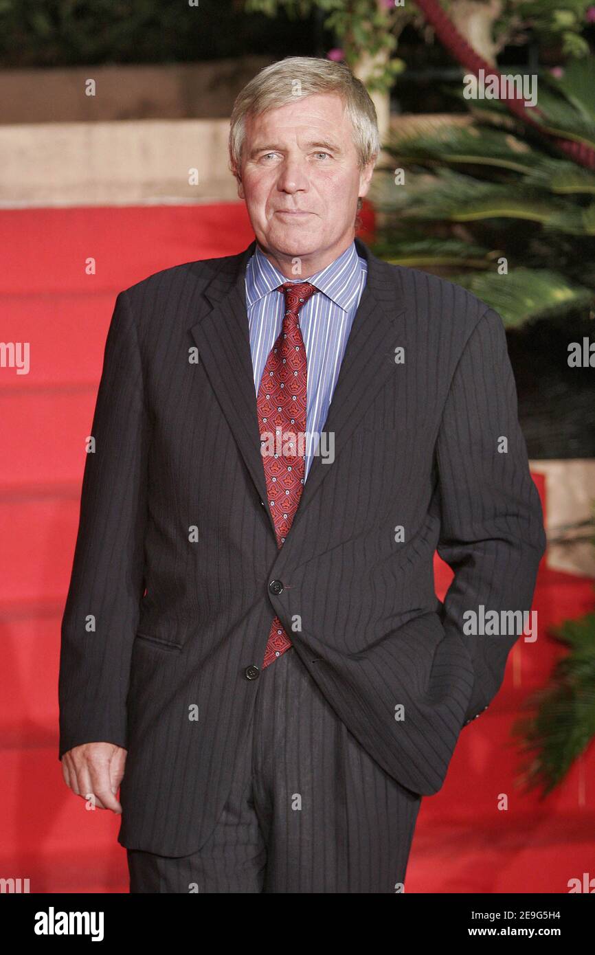 French journalist Bruno Masure poses during the closing ceremony of the ...