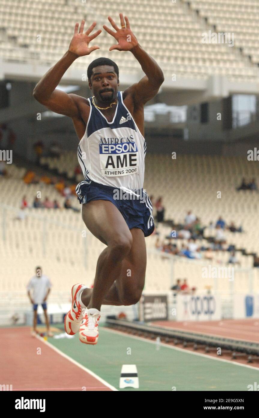 Brazil's Jadel Gregorio performs on triple jump men at the 10th IAAF ...