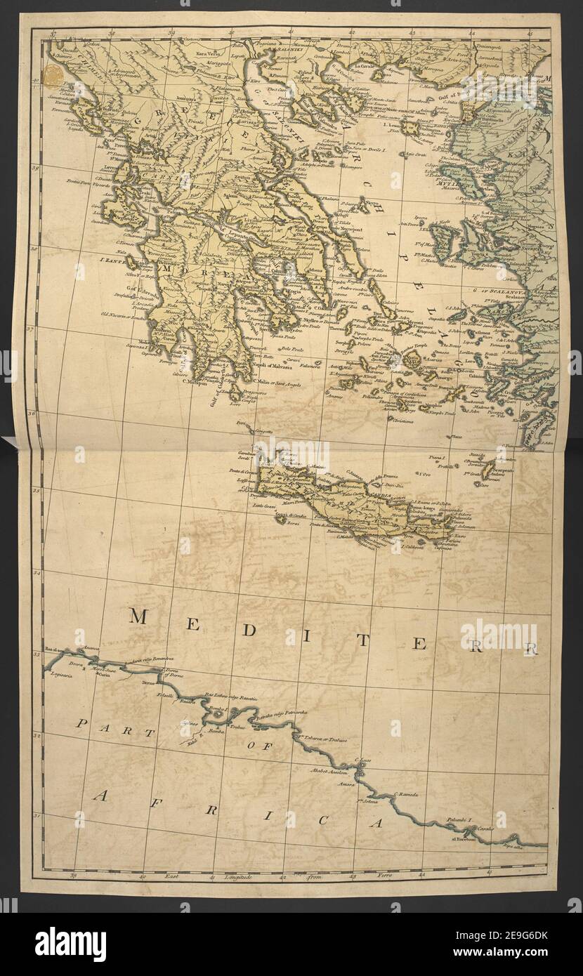 Morea map hi-res stock photography and images - Alamy