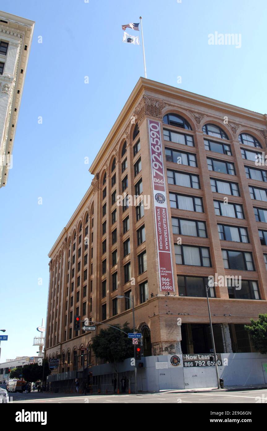The Pacific Electric loft building pictured downtown Los Angeles, CA ...