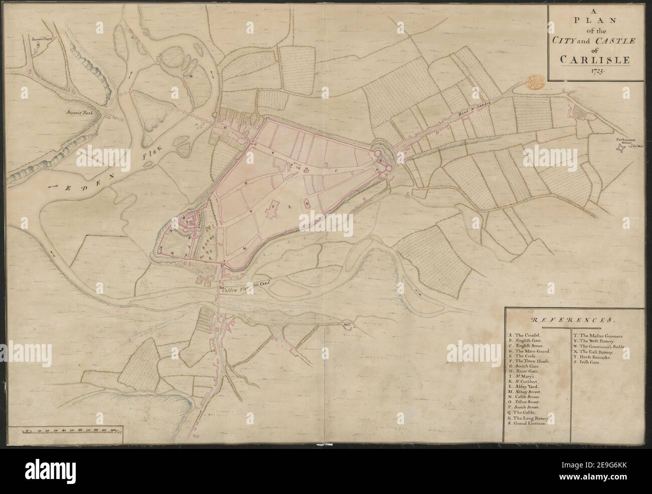 Carlisle map hi-res stock photography and images - Alamy