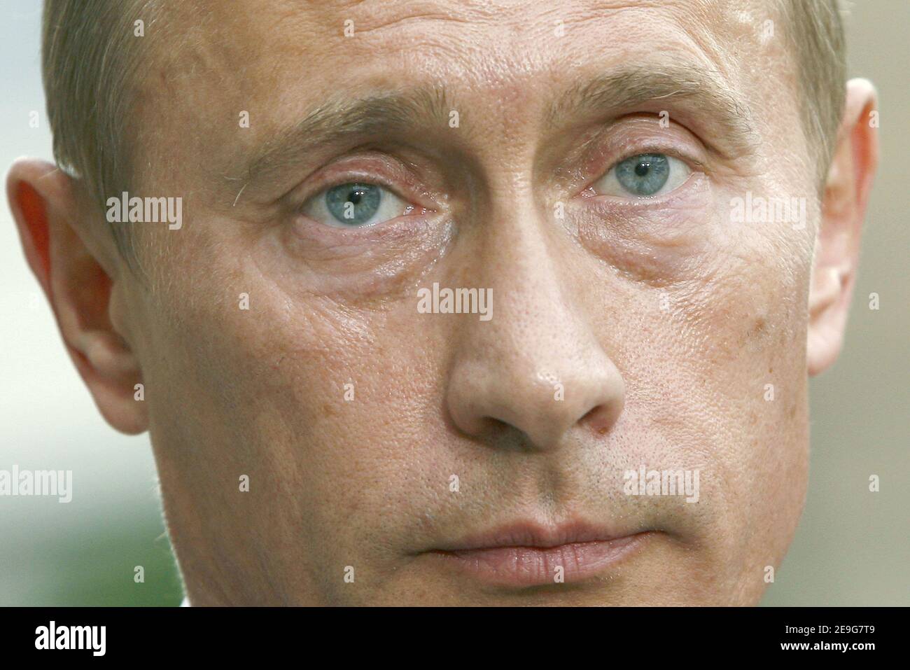 Russian President Vladimir Putin during a joint address in the ...