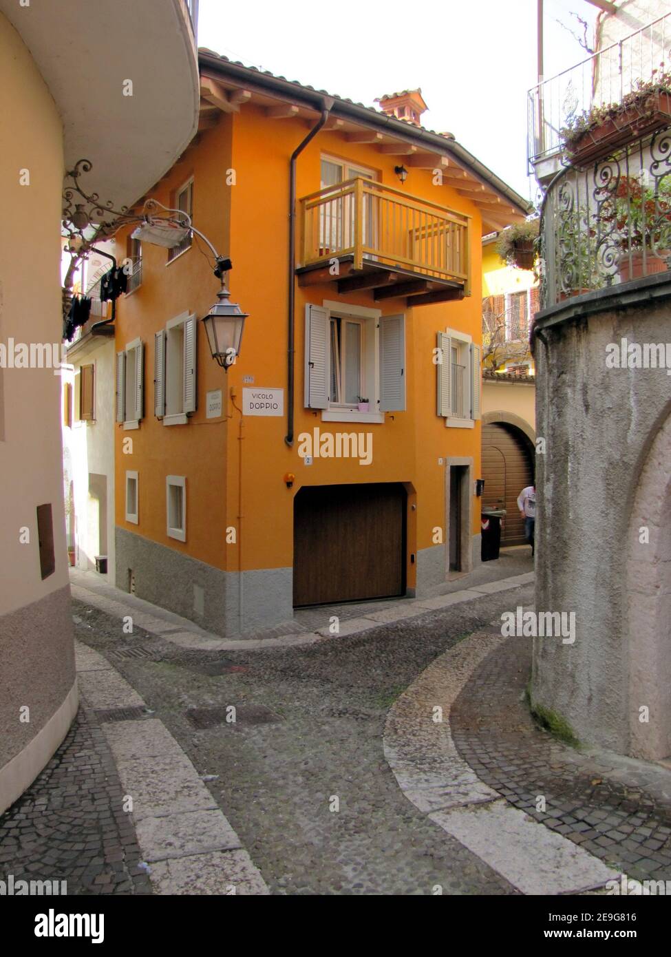 Streets and architecture of medieval Arco town Stock Photo - Alamy