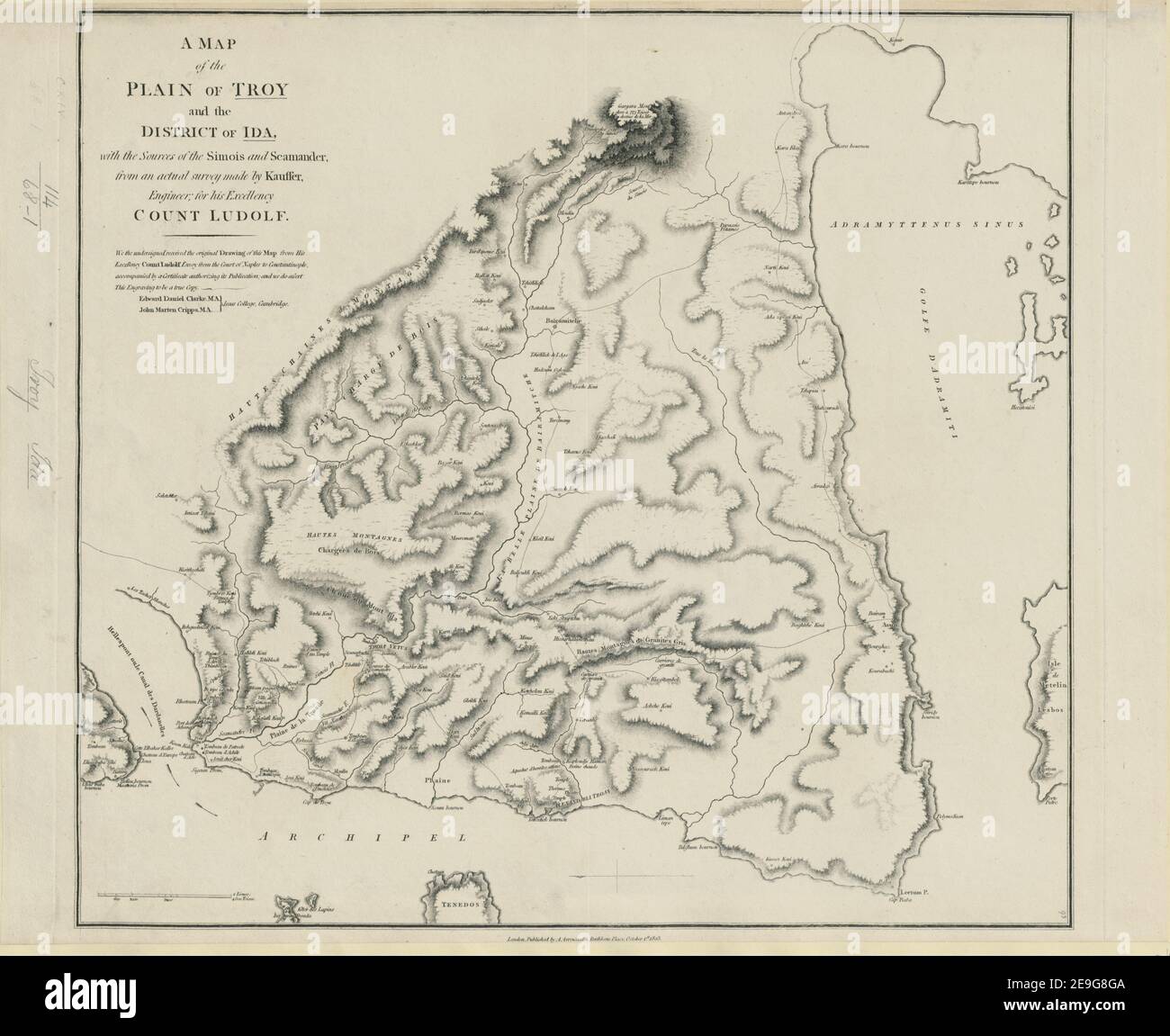 Troy map hi-res stock photography and images - Alamy