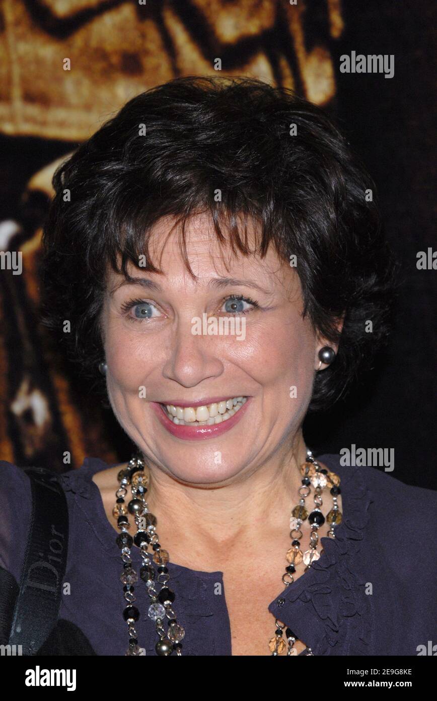 Anne Sinclair poses for pictures as she arrives to the premiere of ...