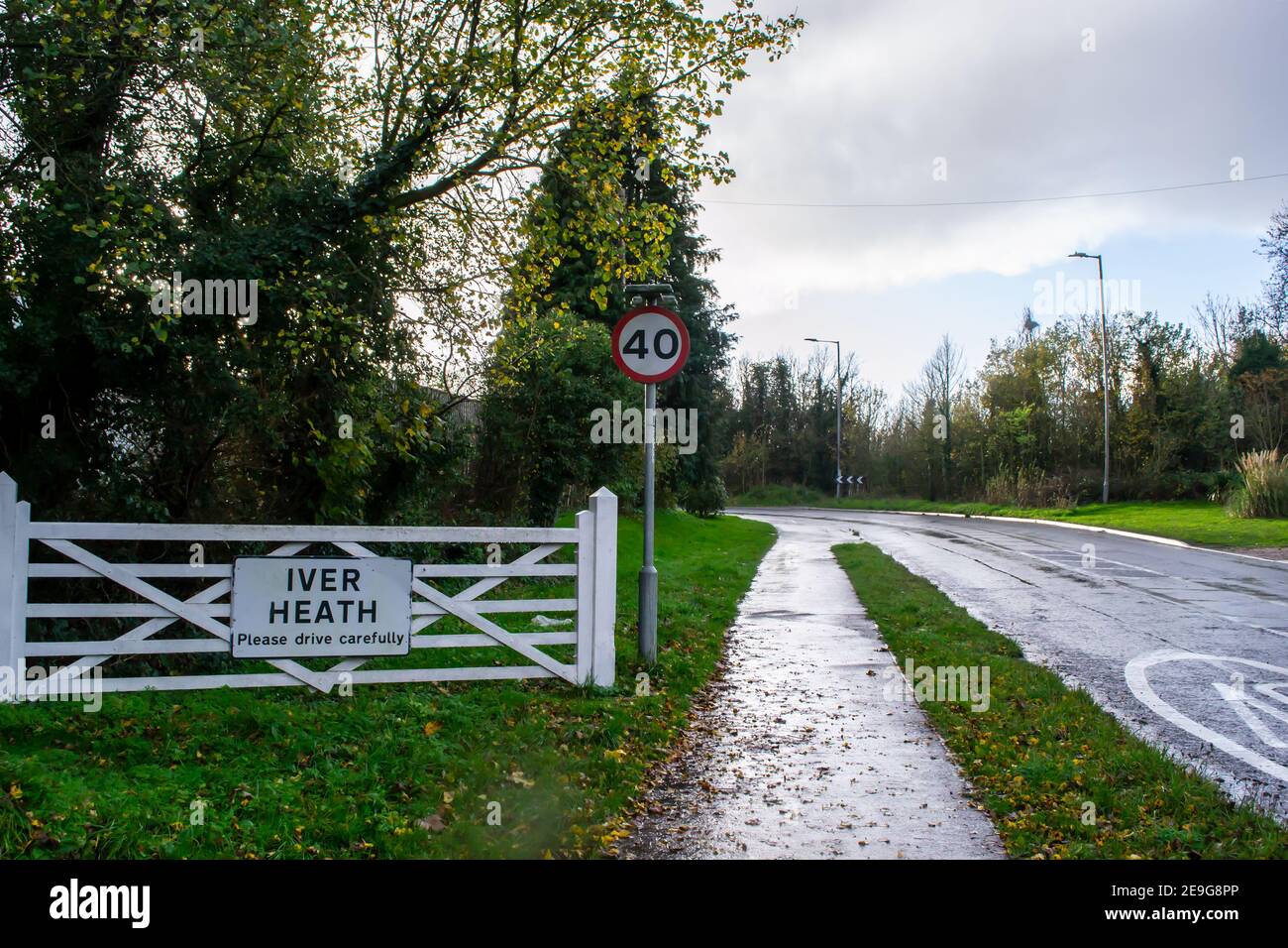 Iver village sign hi-res stock photography and images - Alamy