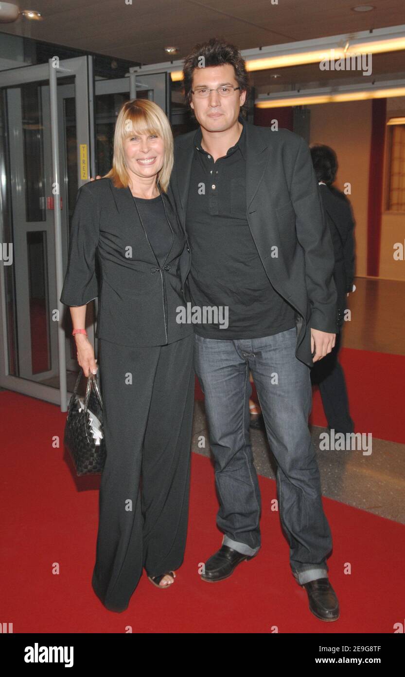 EXCLUSIVE COVERAGE. Candice Patou and her son Julien Hossein attend ...
