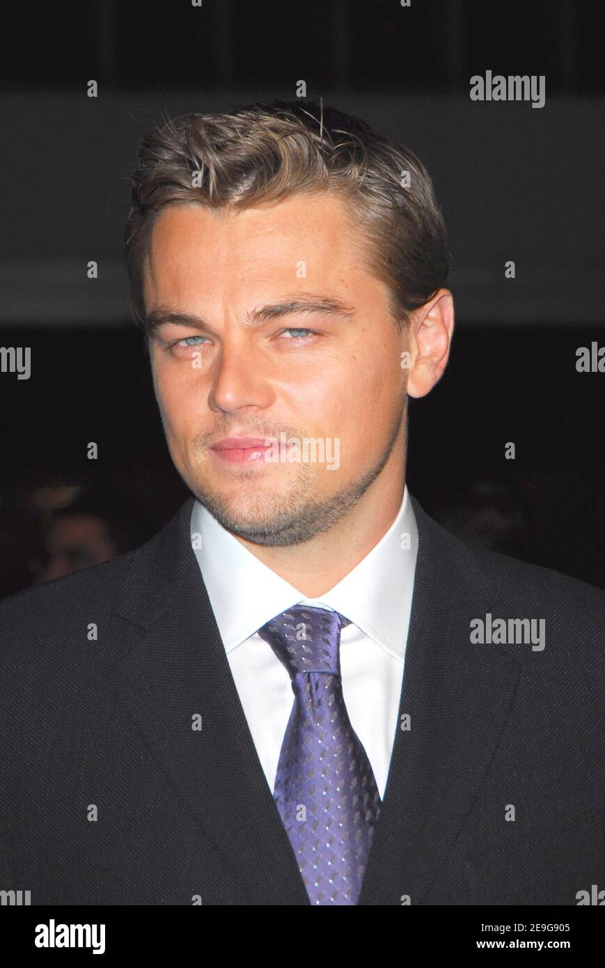Leonardo DiCaprio attends 'The Departed' premiere, held at The Ziegfeld ...