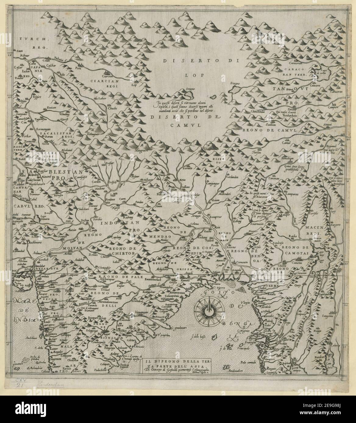 Gastaldi map hi-res stock photography and images - Alamy