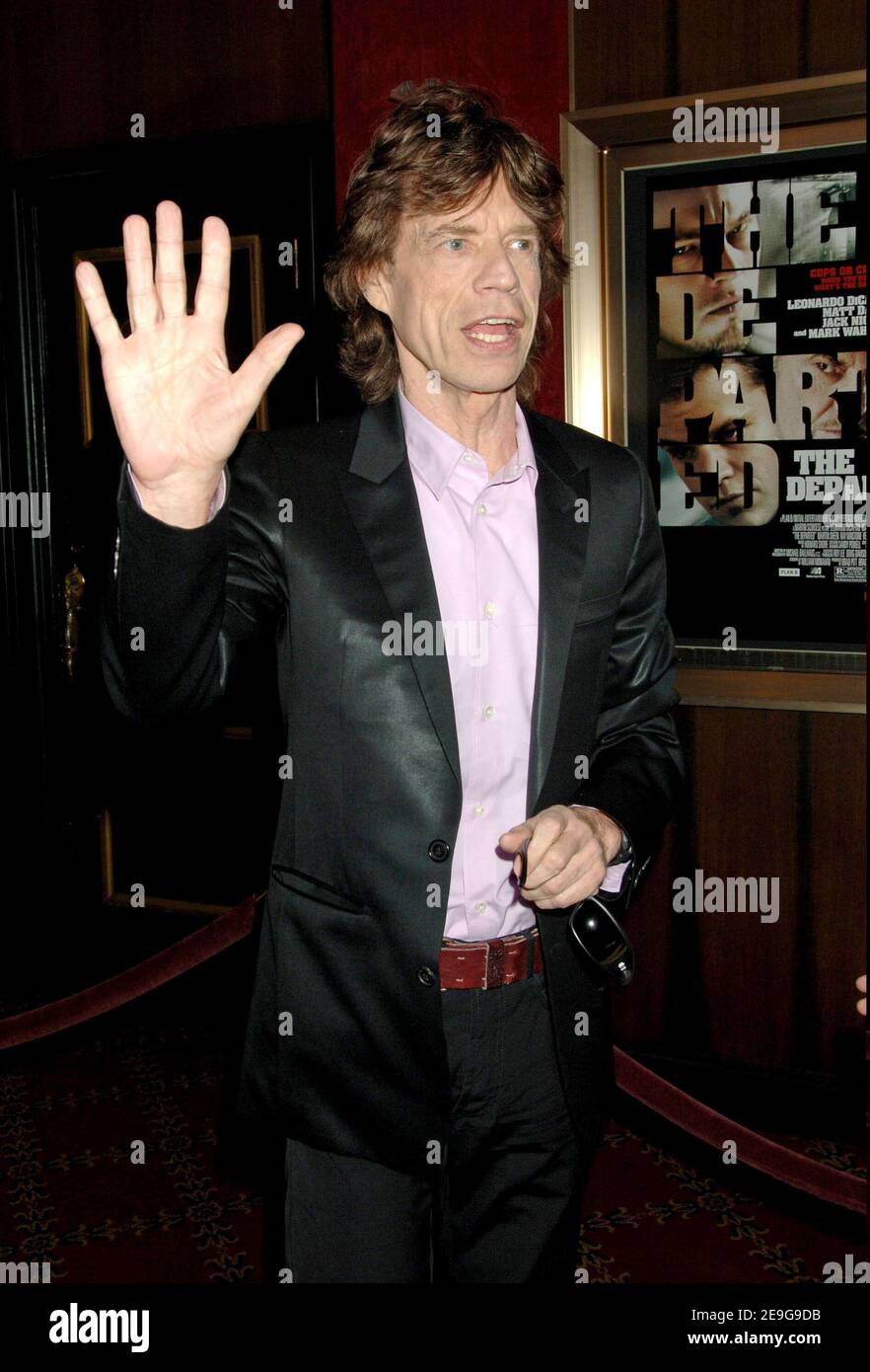 Mick Jagger attends 'The Departed' premiere, held at The Ziegfeld ...
