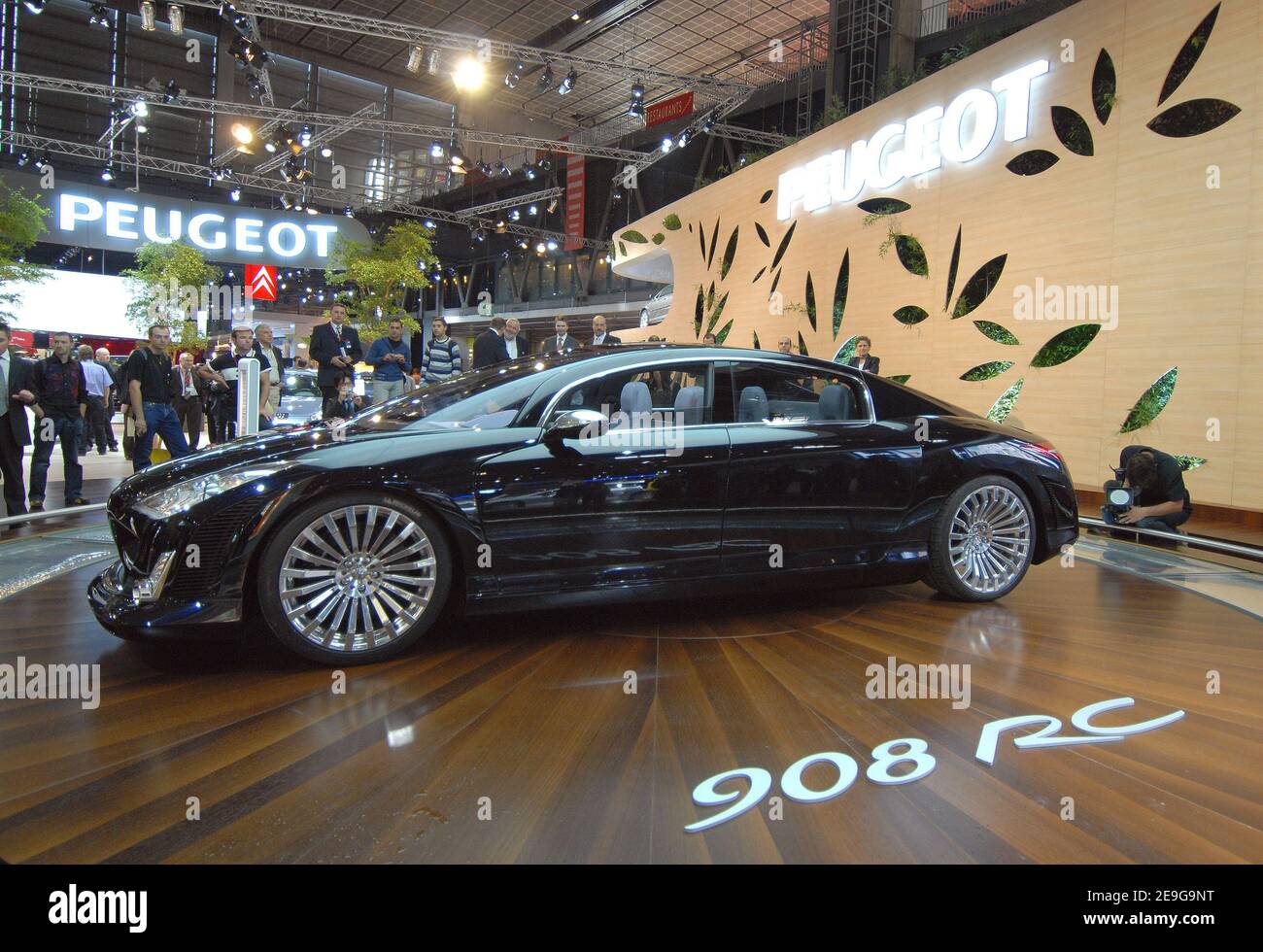 The new Peugeot 908 RC Concept Car presented during the press days at ...