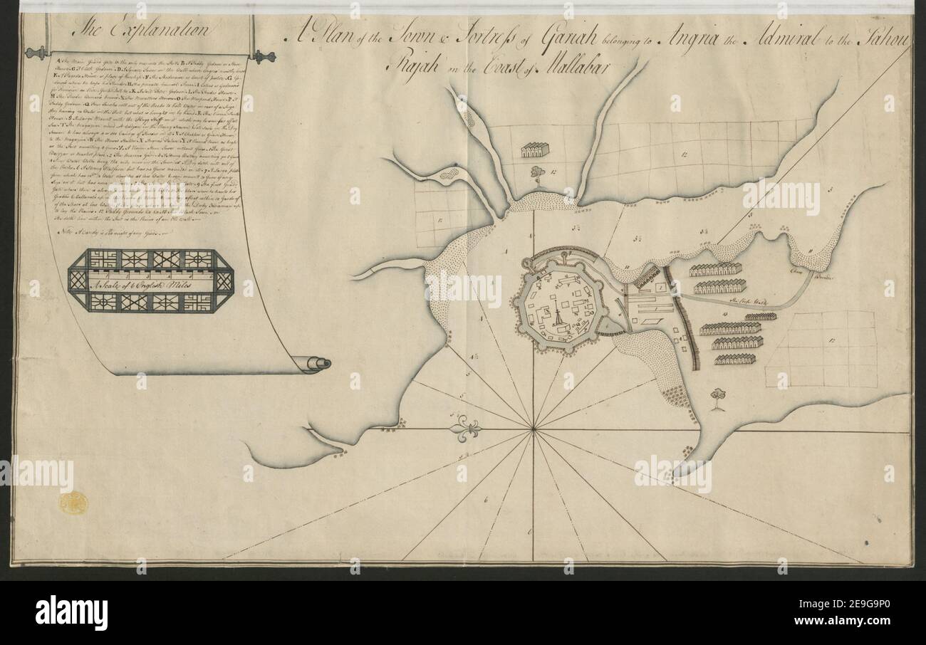1780 india map hi-res stock photography and images - Alamy