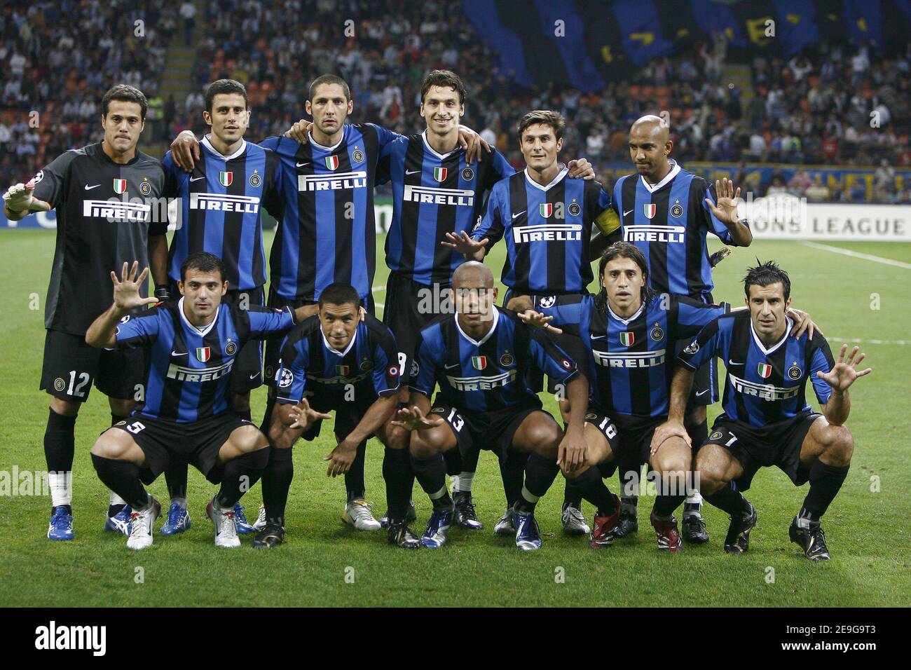 Inter milan team group hi-res stock photography and images - Alamy