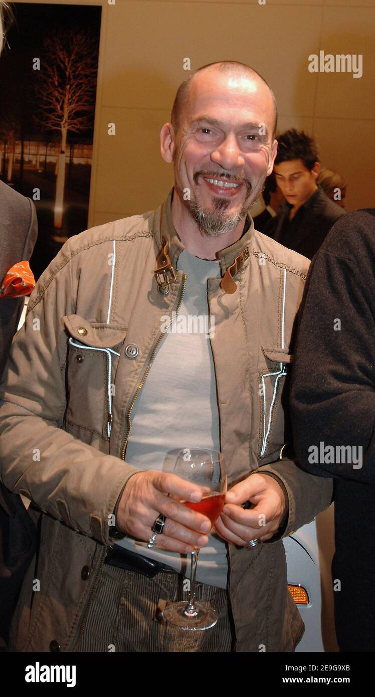 French Singer and composer Florent Pagny attends the Rolls-Royce party ...