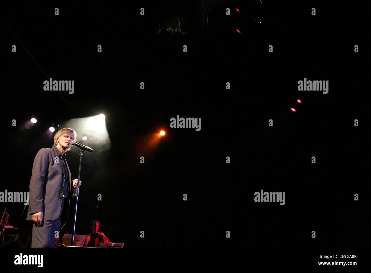 Dutch born singer Dave performs at l'Europeen and sing his last album ...