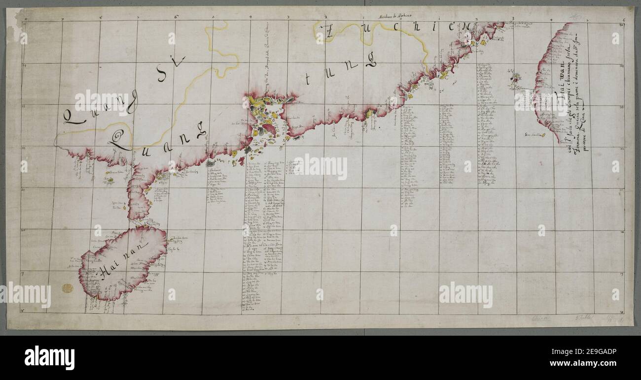 Map of china coast hi-res stock photography and images - Alamy