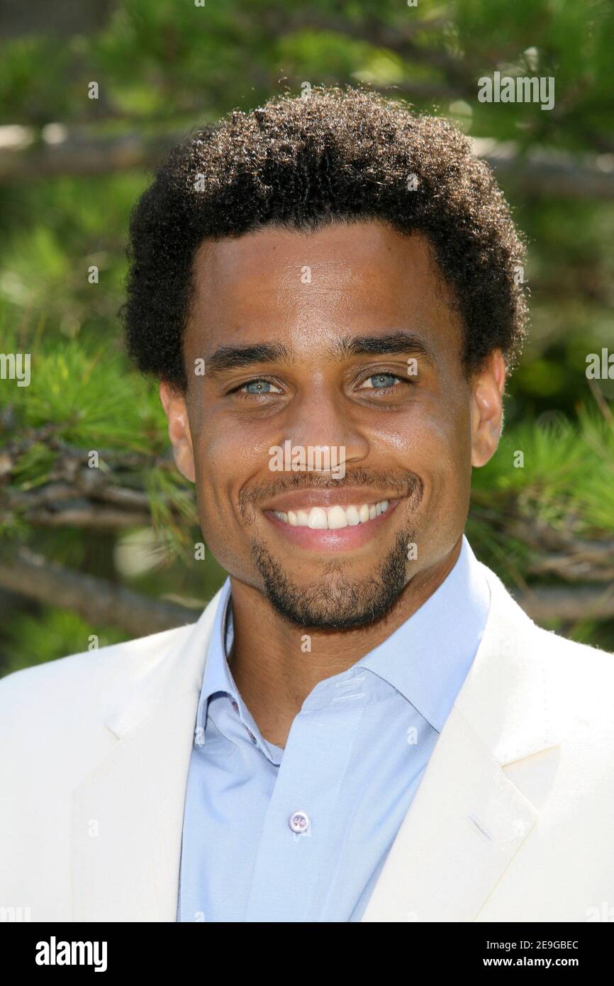 US actor Michael Ealy from 'Sleeper Cell' poses on the Japanese Garden ...