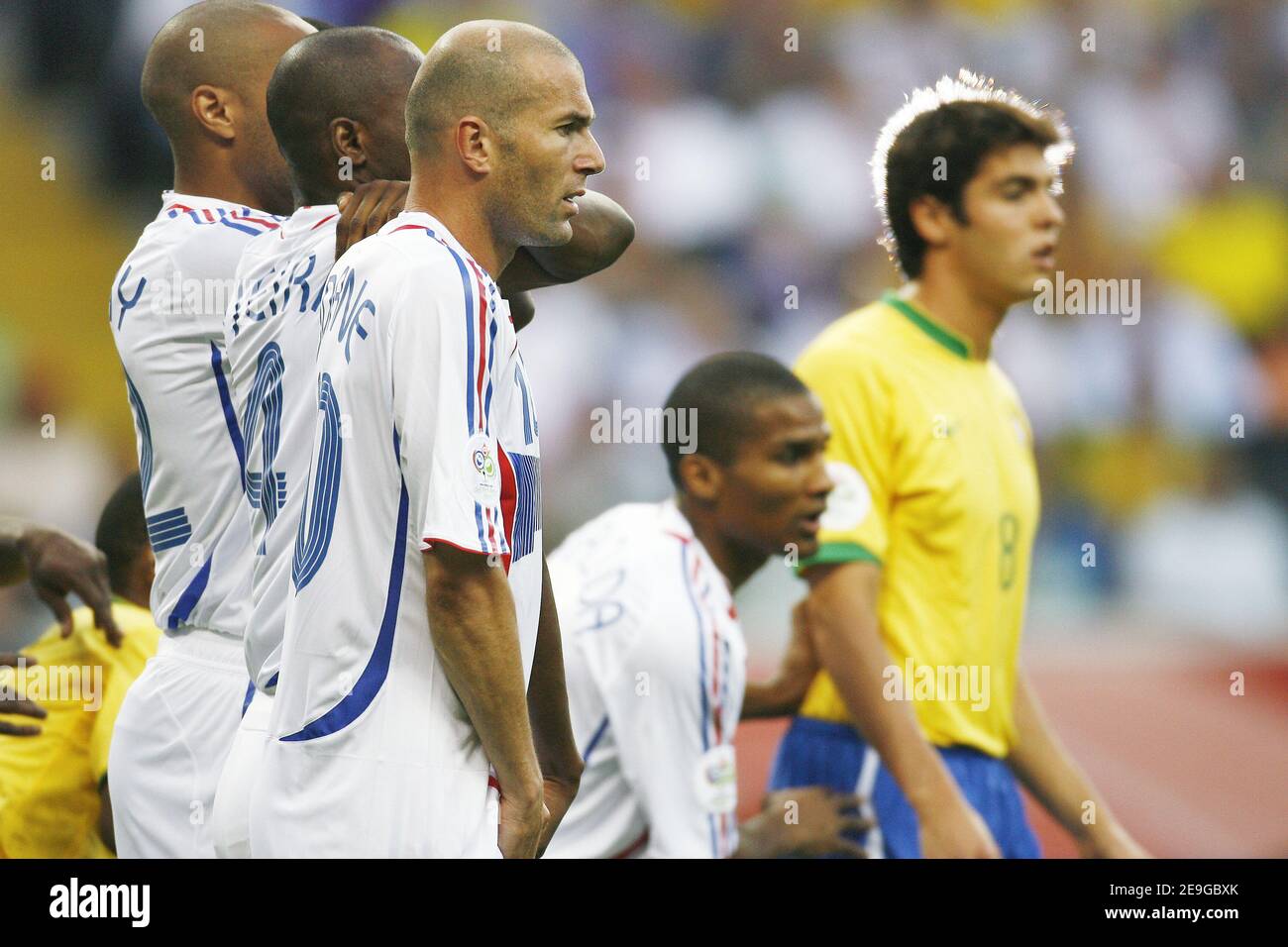 France's Zinedine Zidane during the World Cup 2006, quater-final ...