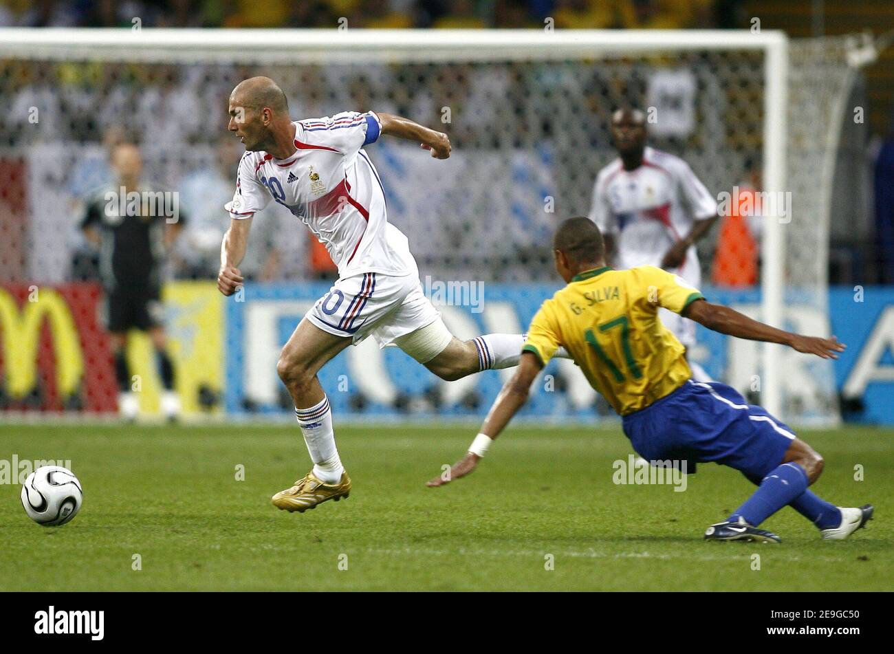 France's Zinedine's Zidane in action during the World Cup 2006, quater ...