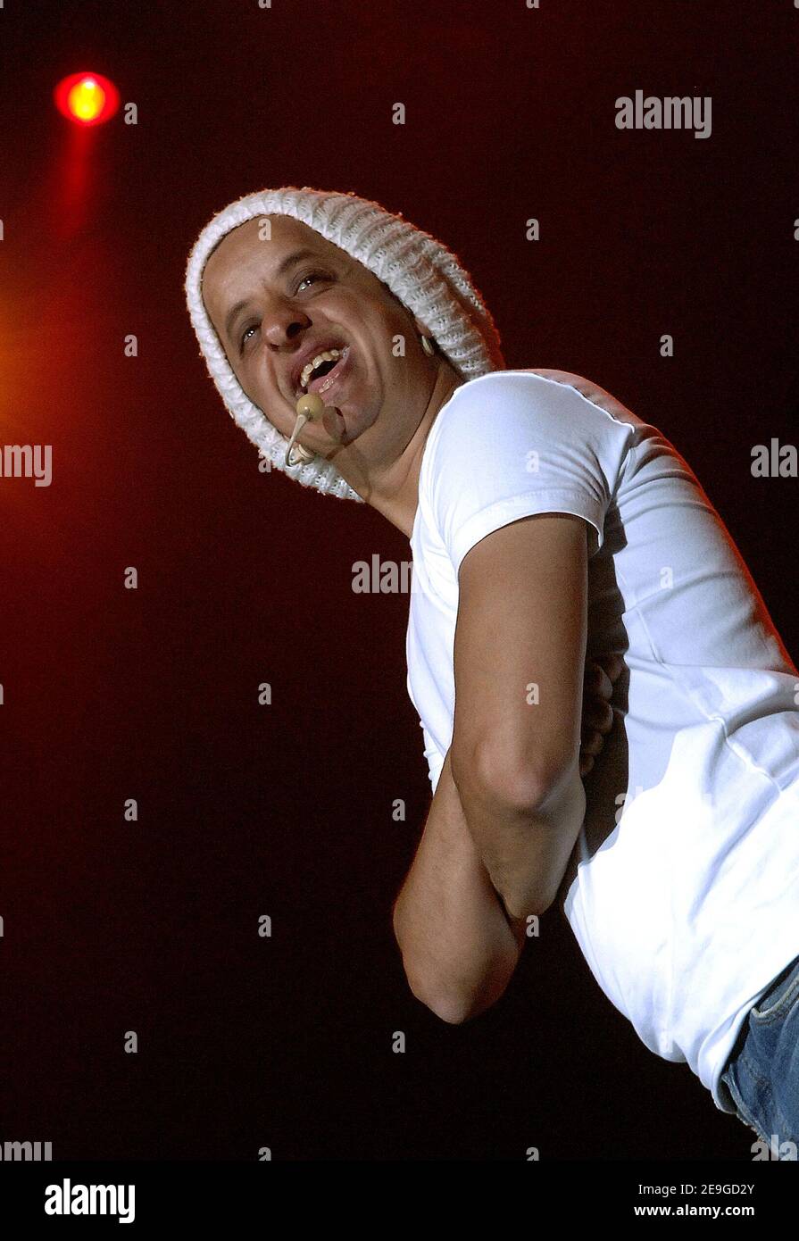 French humorist Booder performs at the show 'Rire Contre Le Racisme ...
