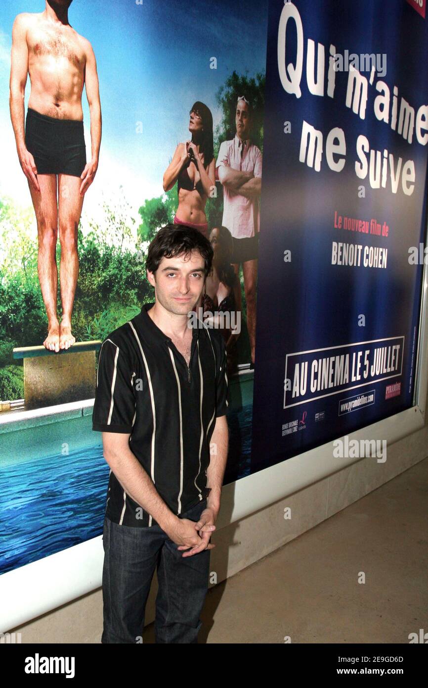 Mathieu Demy attends the premiere of 'Qui m'aime me suive' directed by ...