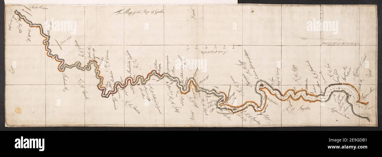 Gambia river map hi-res stock photography and images - Alamy