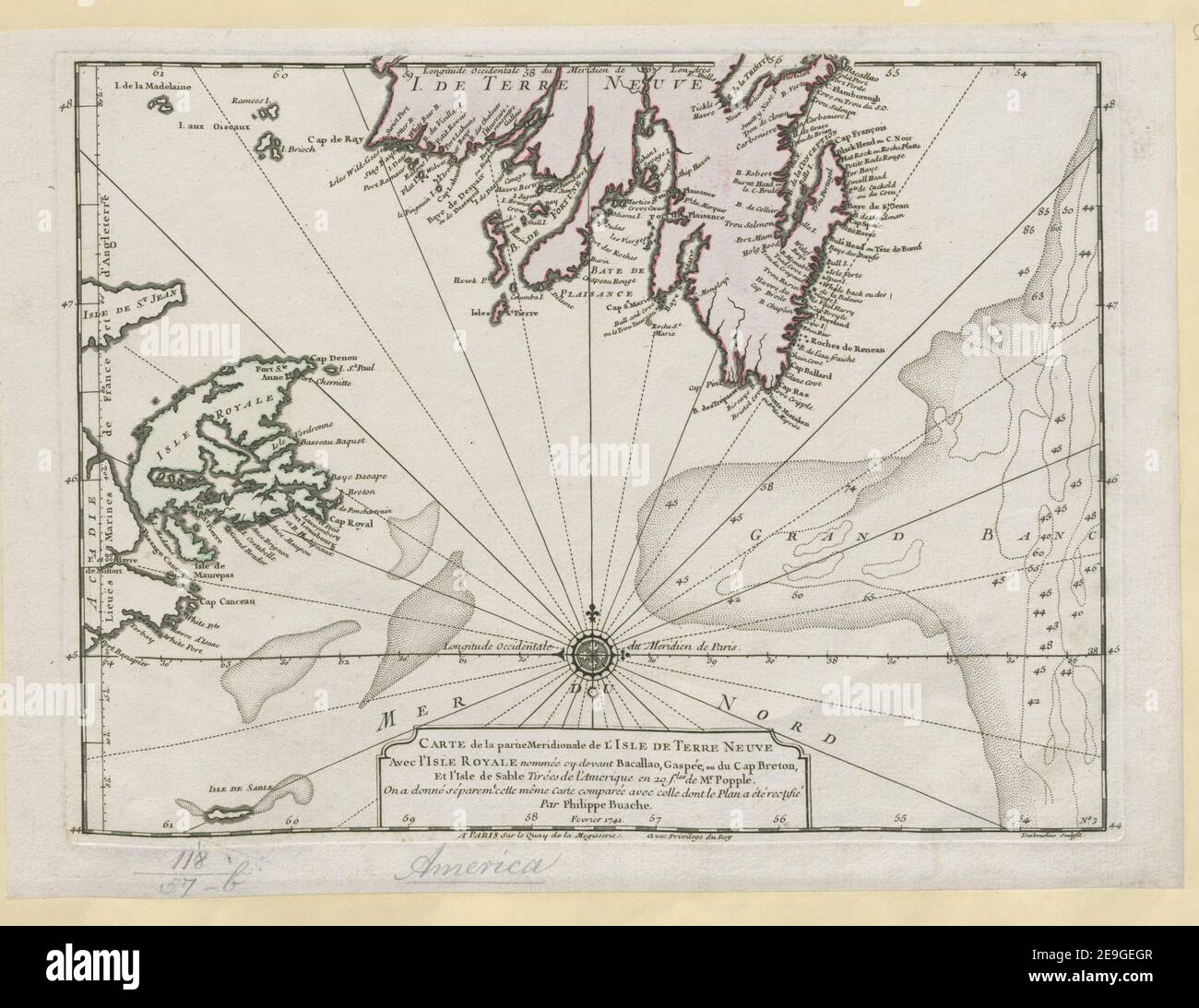 Buache map hi-res stock photography and images - Alamy