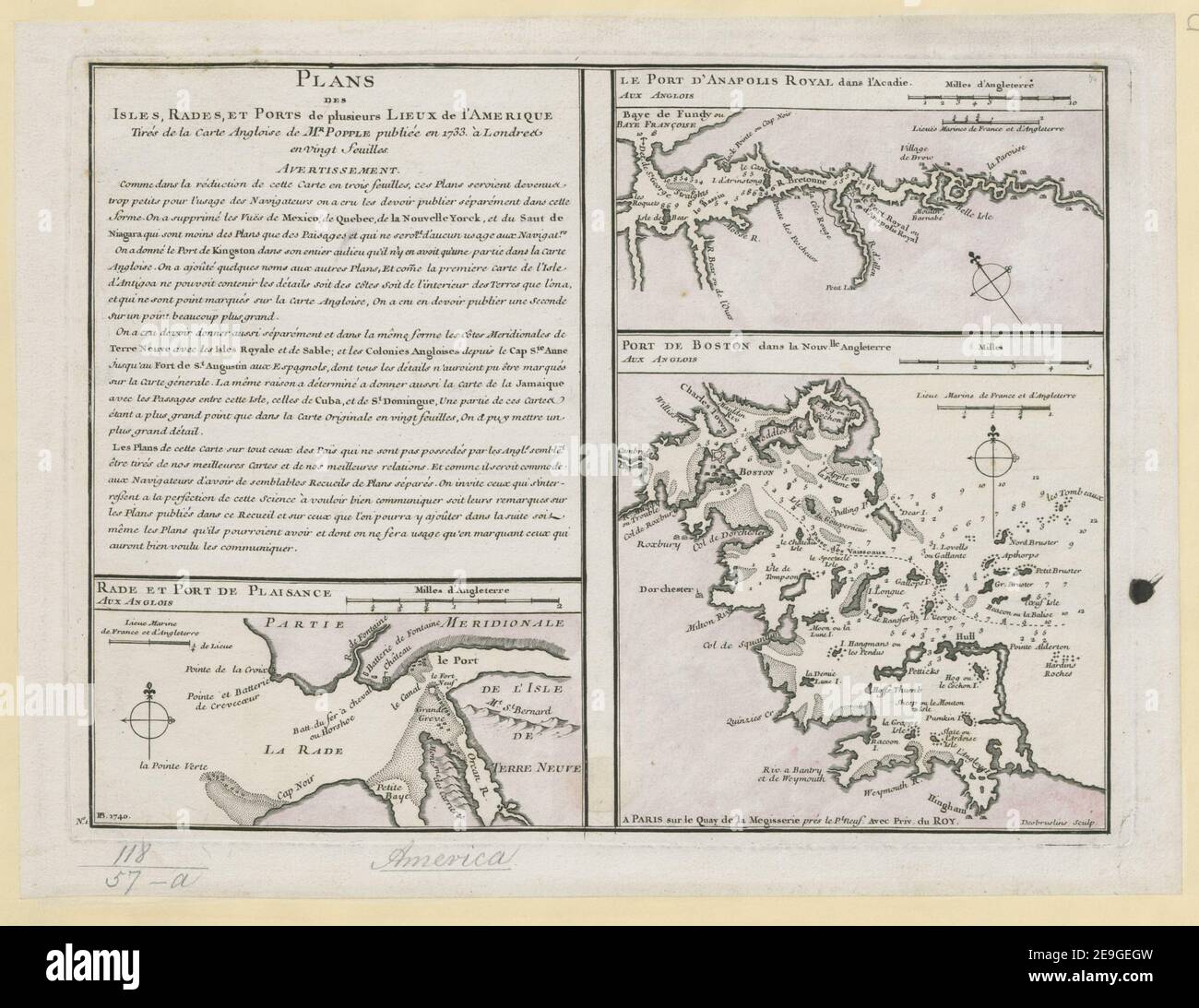 Buache map hi-res stock photography and images - Alamy