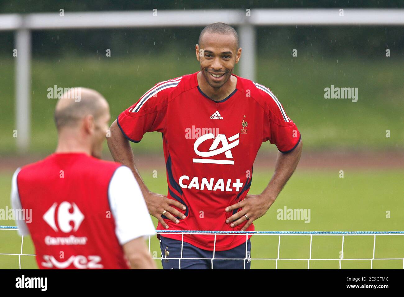 Thierry henry zinedine zidane italy hi-res stock photography and images ...
