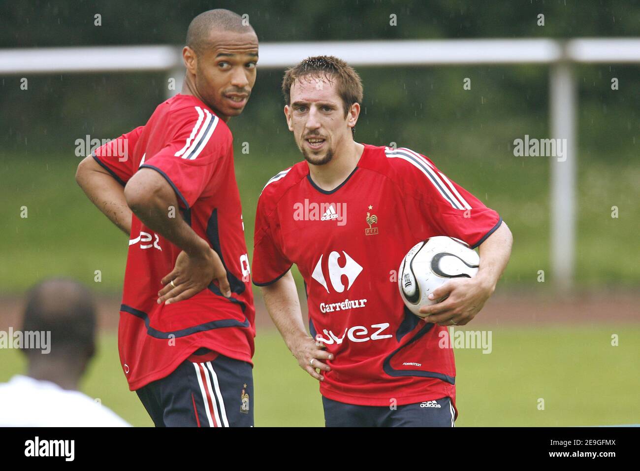 Thierry henry france training hi-res stock photography and images - Alamy