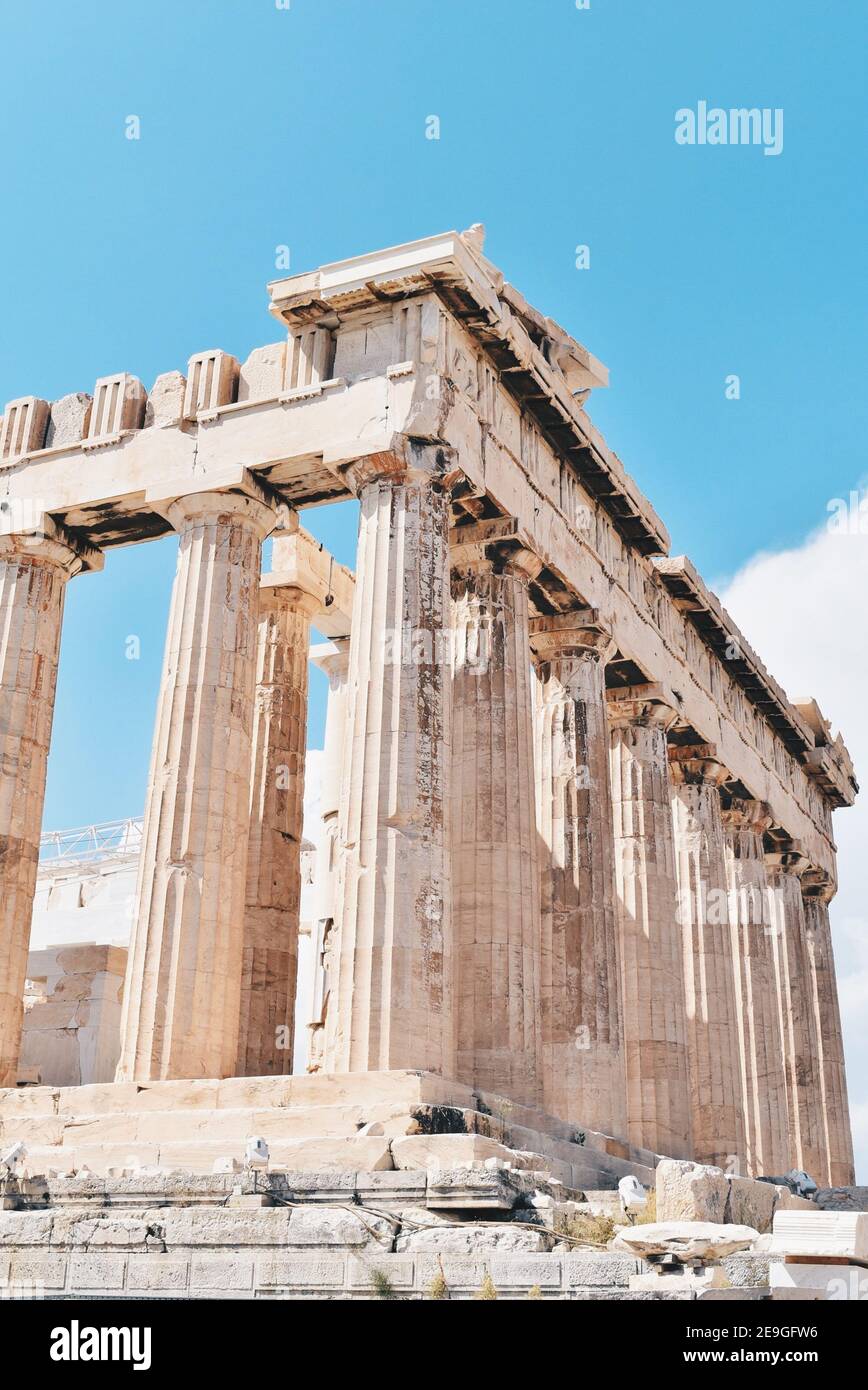 The Parthenon located in the heart of Athens Stock Photo - Alamy