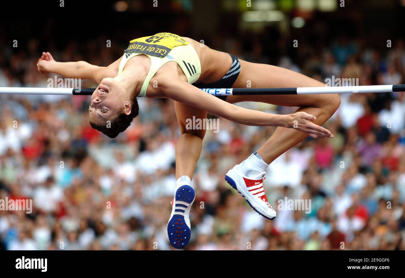 Croatia's Blanka Vlasic competes on High Jump Women during the ...
