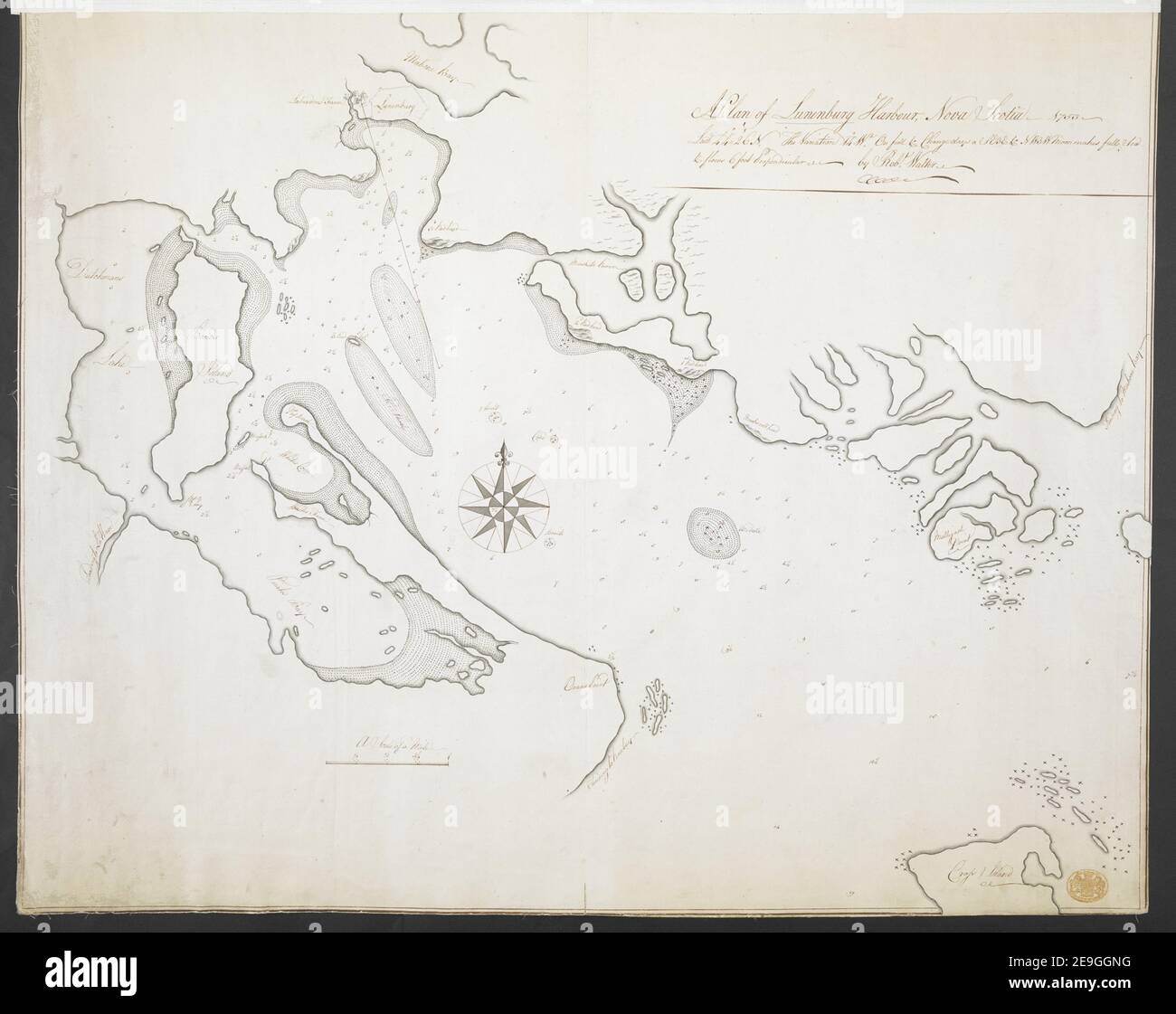 Map of lunenburg hi-res stock photography and images - Alamy