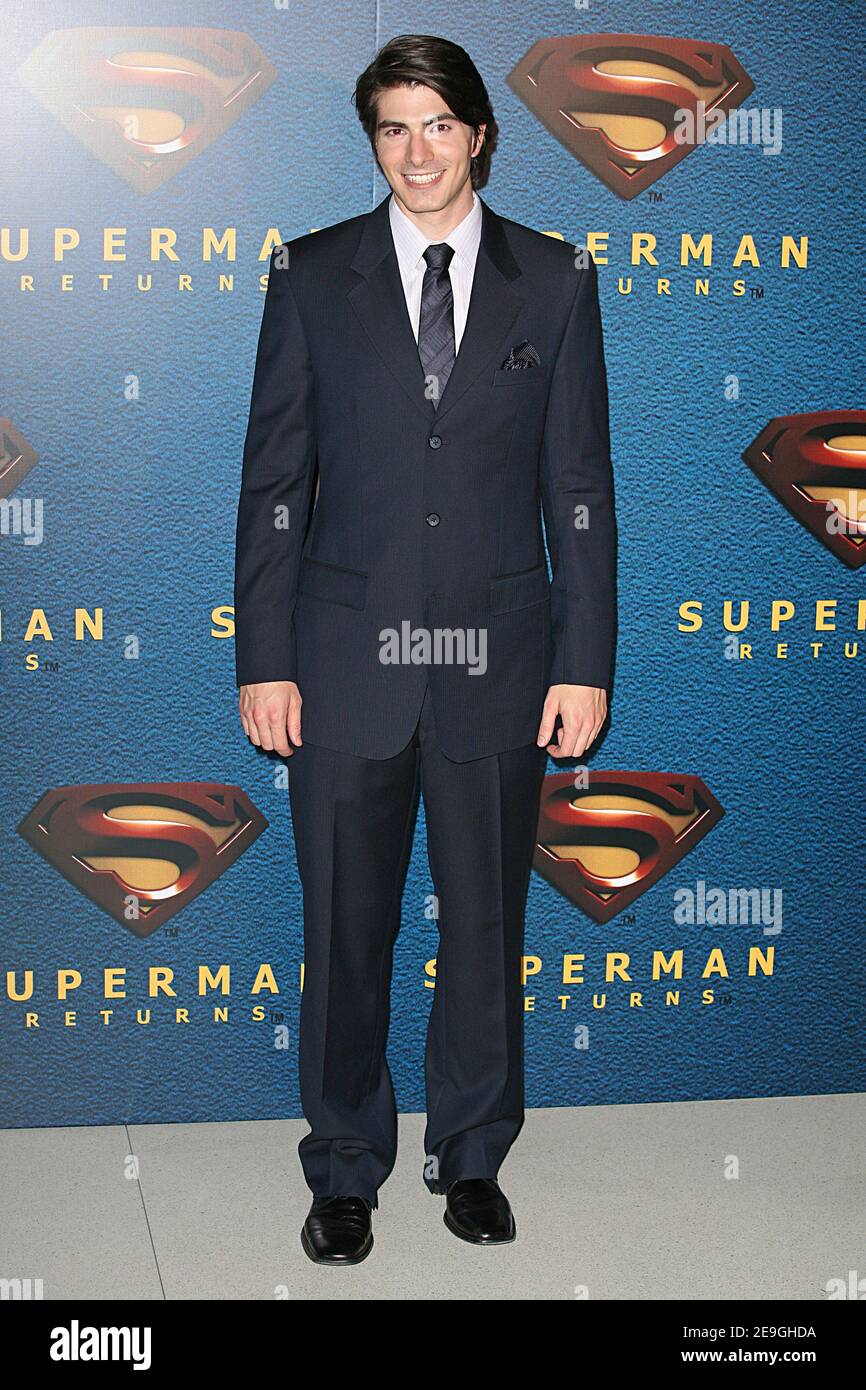 US actor Brandon Routh, who plays Superman character, arrives at the ...